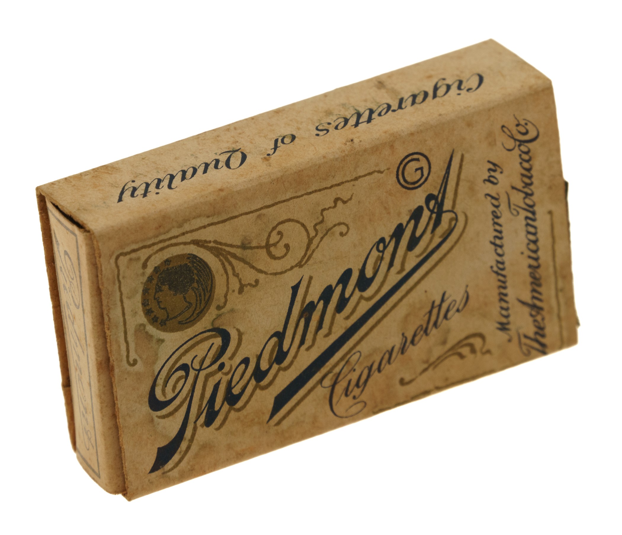 Circa 1910 Piedmont Cigarettes Unopened T206-Era Tobacco Pack - Newly ...