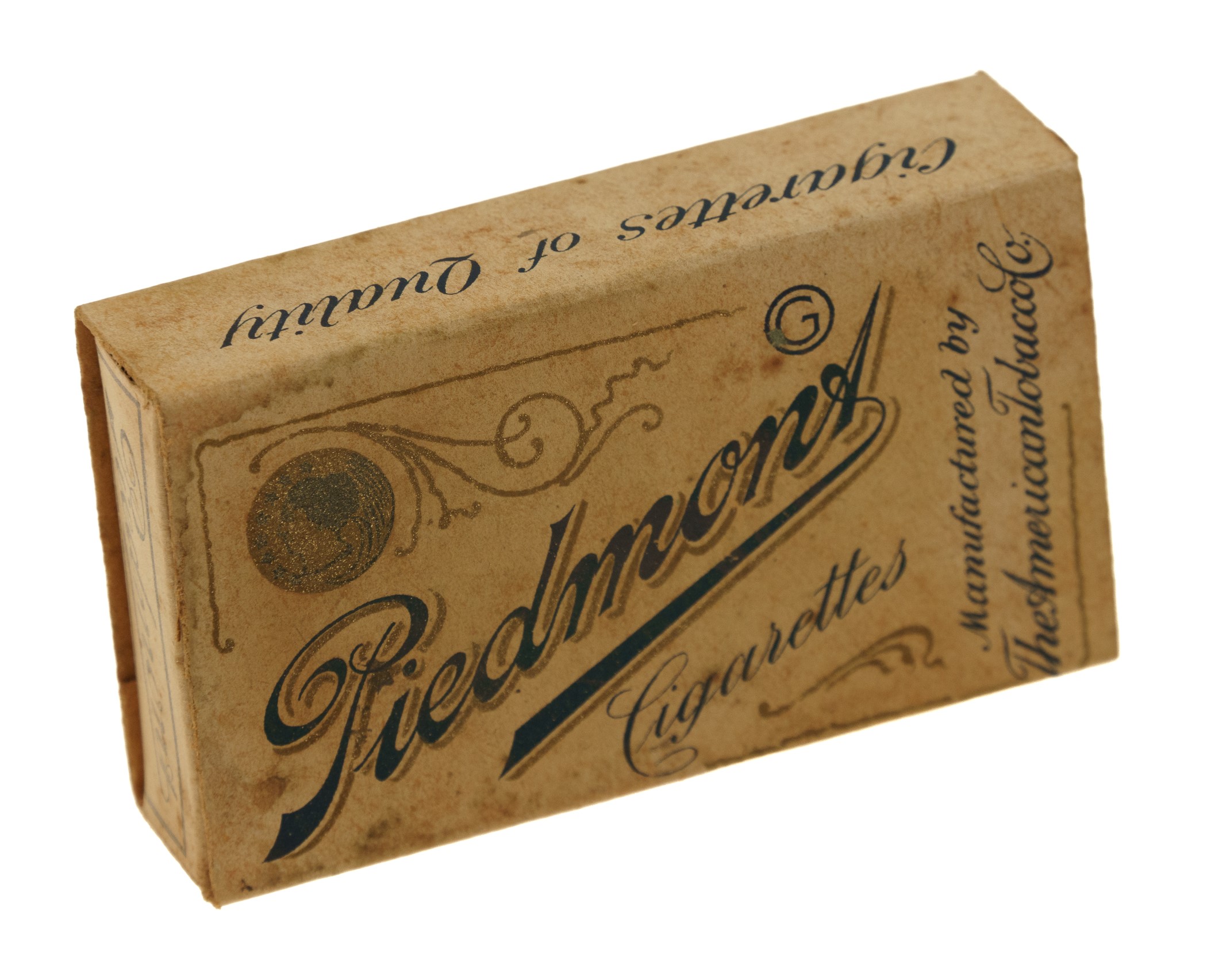 Circa 1910 Piedmont Cigarettes Unopened T206-Era Tobacco Pack - Newly ...