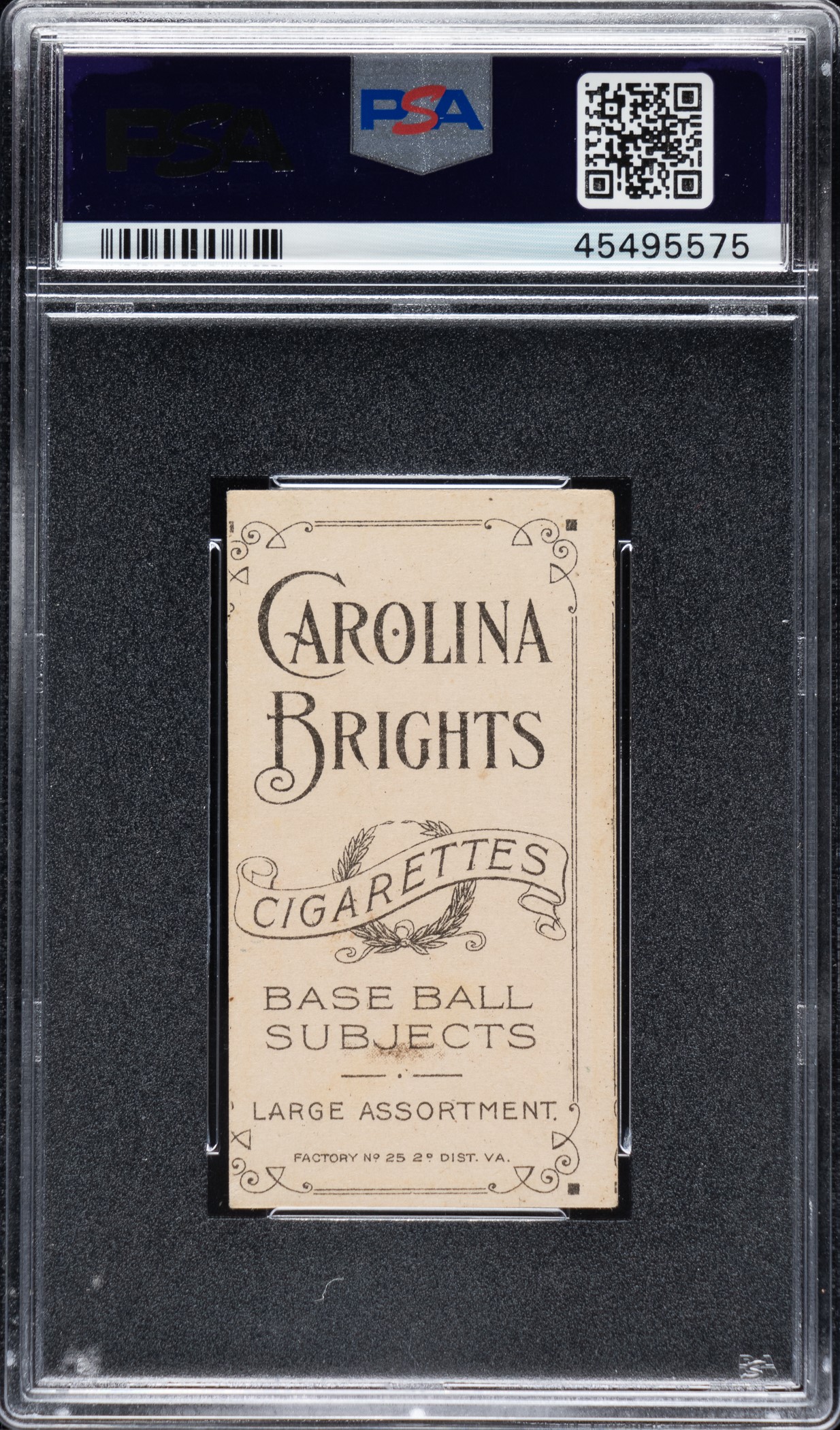 1909-1911 T206 White Border Dots Miller PSA EX 5 (MC) - Carolina ...