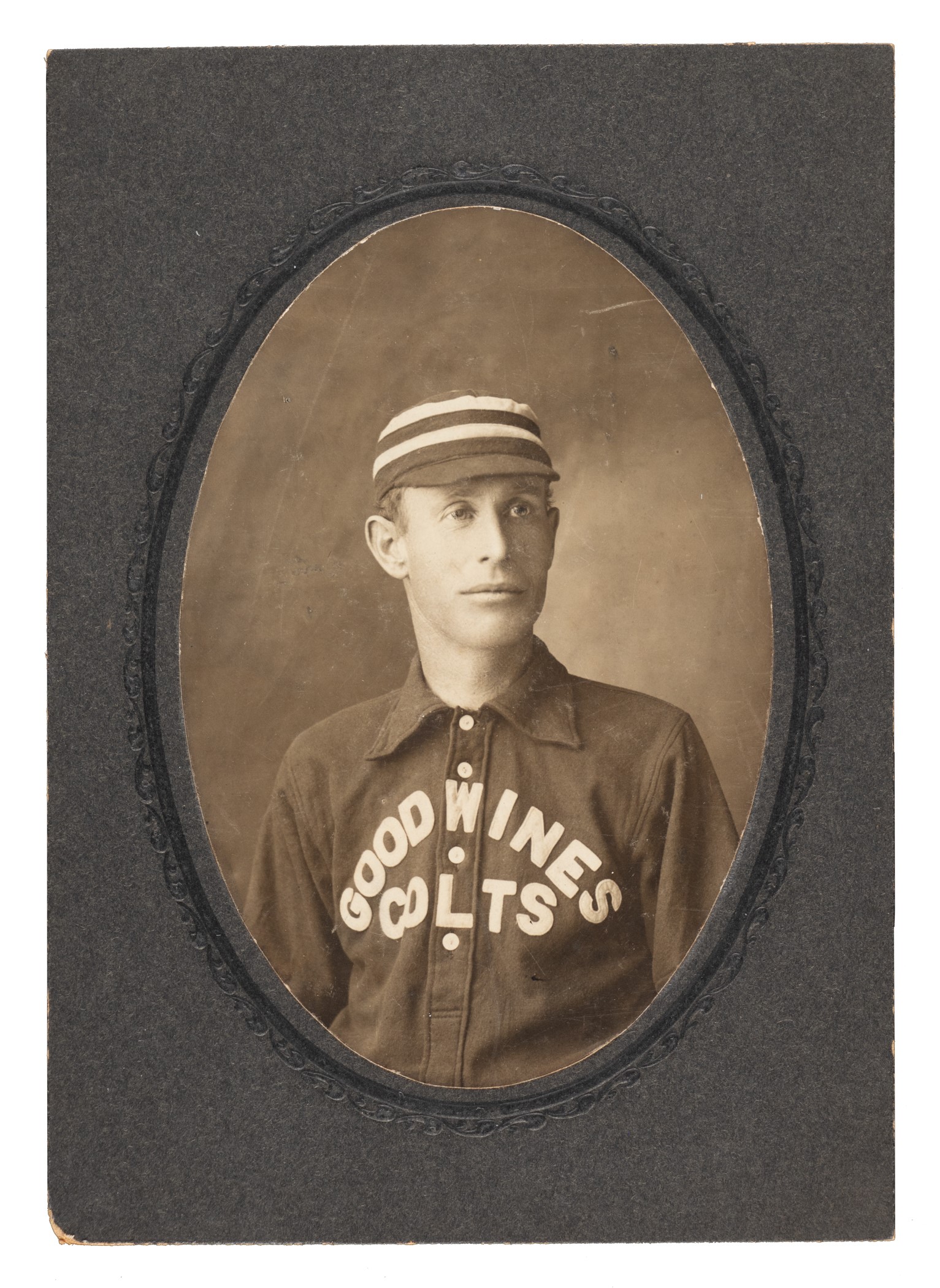 Circa 1900s Goodwines Colts Baseball Player Cabinet Card | REA Archive
