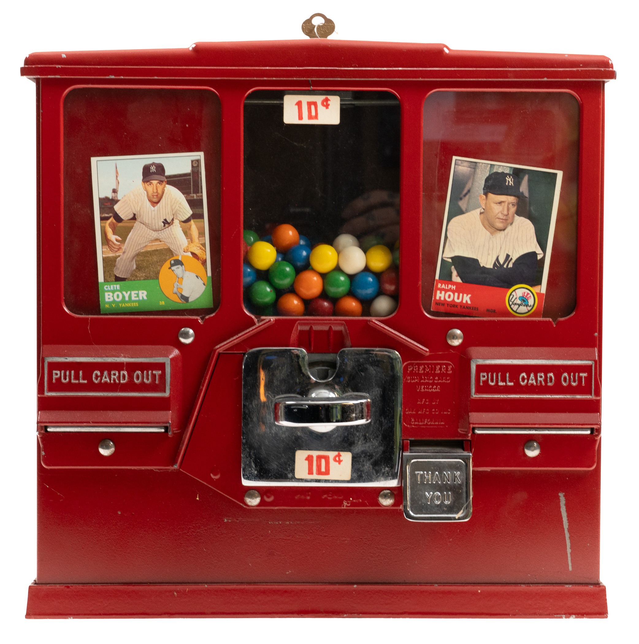 Baseball Card & Gum-Ball Vending Machine | REA Archive