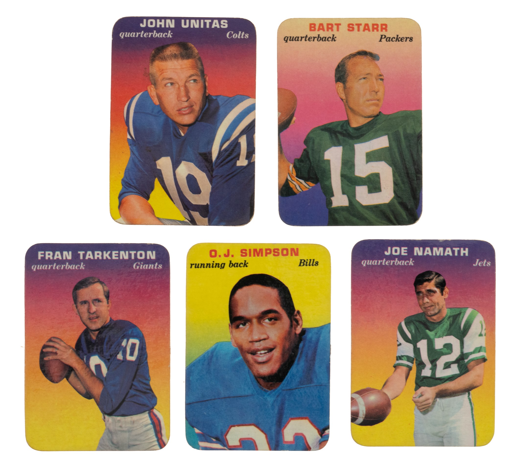 1970 Topps Super Glossy Football Complete Set (33) | REA Archive