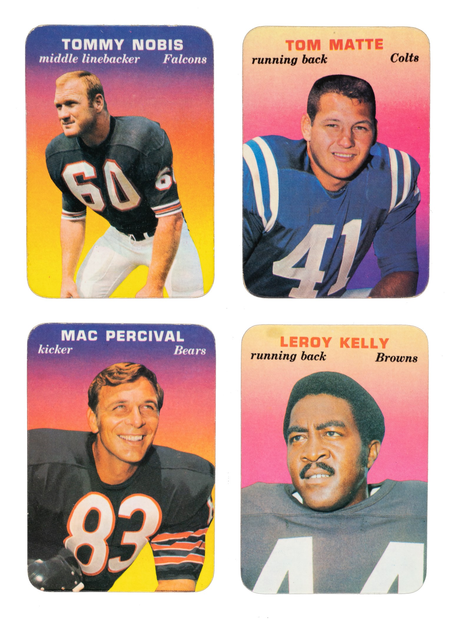 1970 Topps Super Glossy Football Complete Set (33) | REA Archive