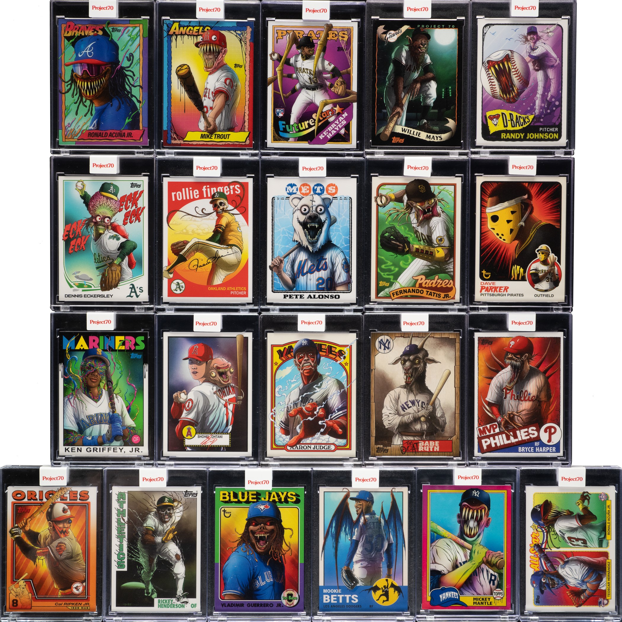 2021 Topps Project 70 Alex Pardee Brightmares Complete Set (20) Plus ...