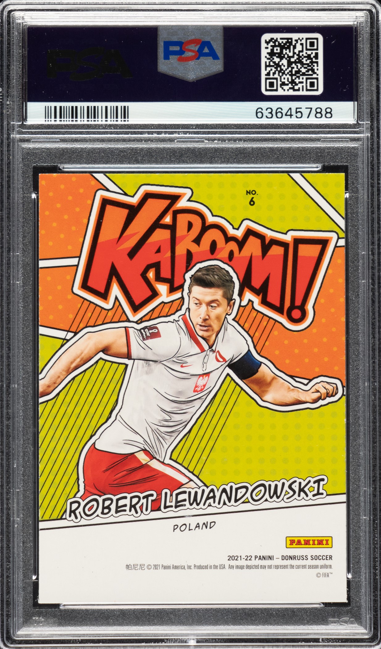 2021-2022 Panini Donruss Road To Qatar Kaboom Soccer #6 Robert ...