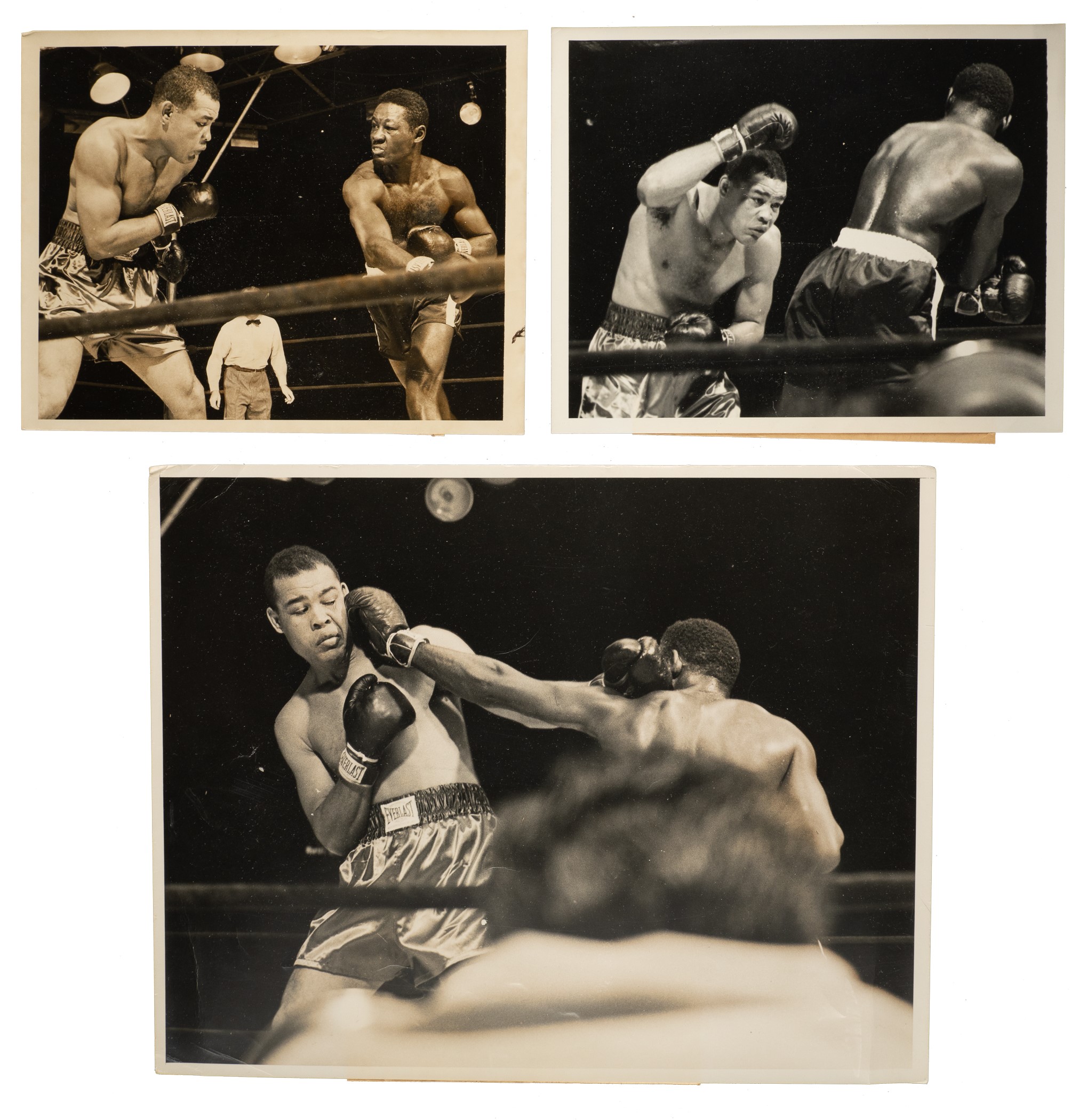 1950 Joe Louis vs. Ezzard Charles World Heavyweight Championship Fight Vintage Photograph ...