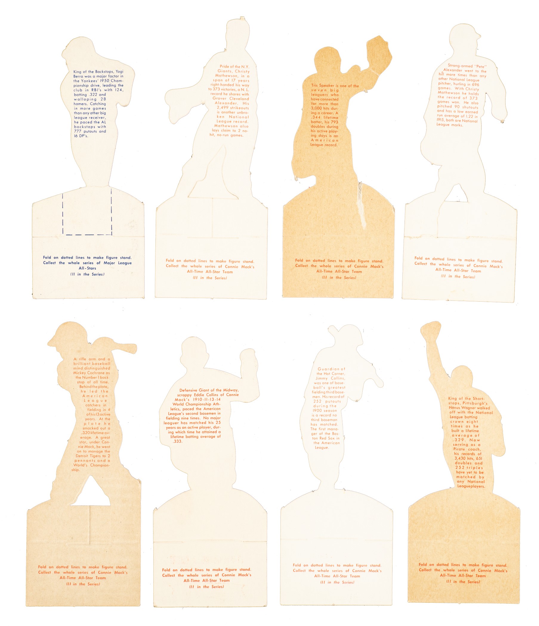 1951 Connie Mack's All-Stars Partial Set (7/11) | REA Archive