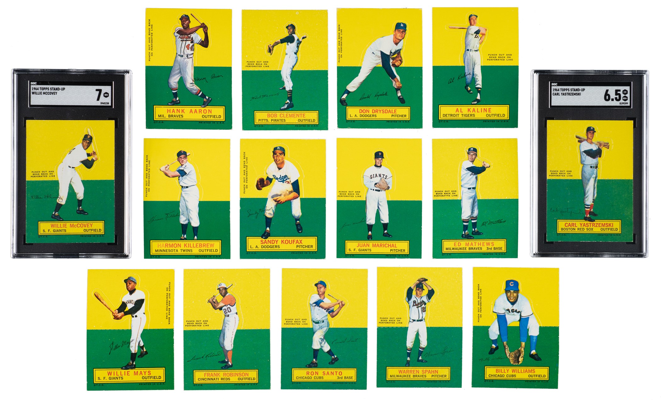 1964 Topps Stand-Up Complete Set (77) | REA Archive