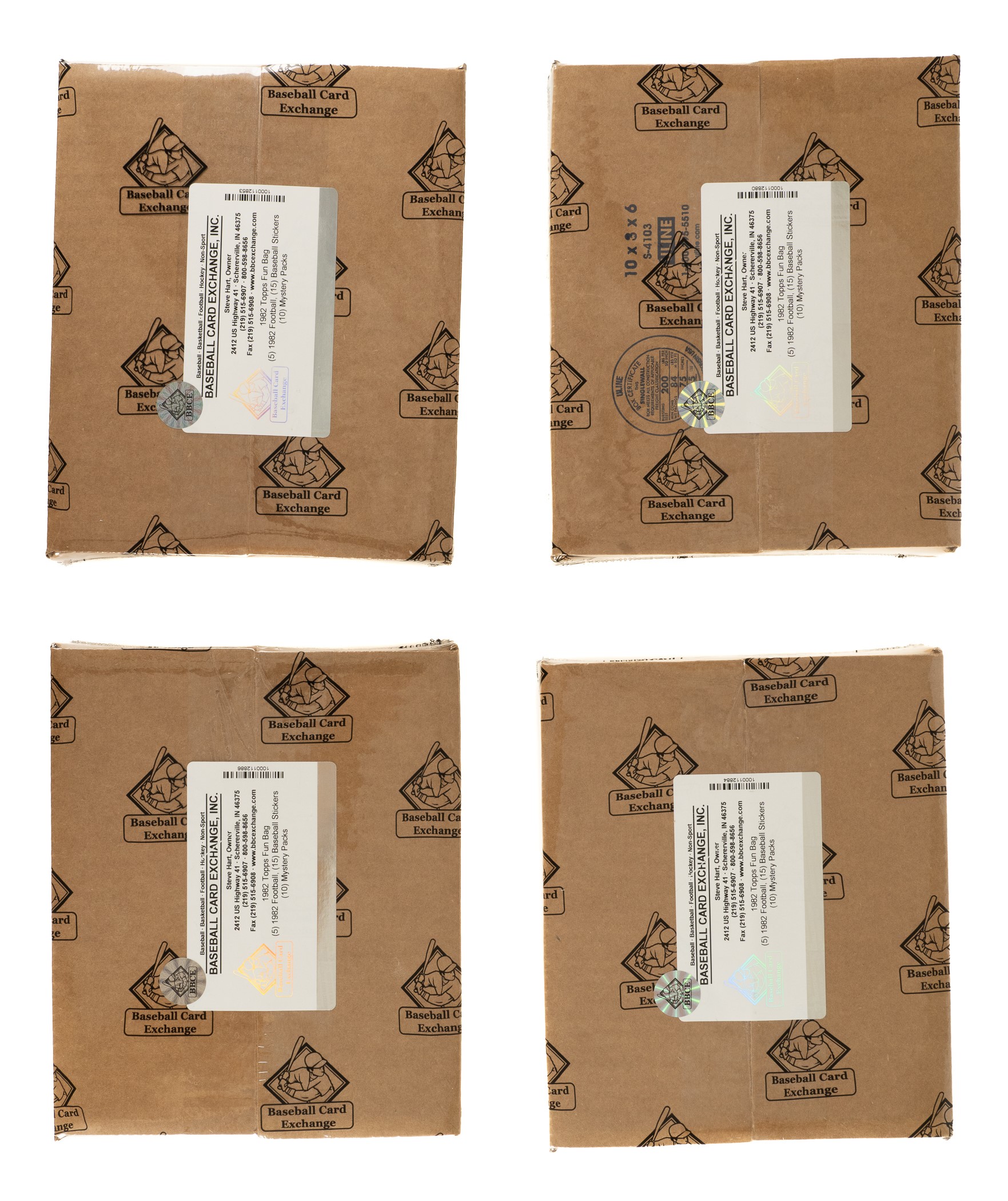 1982 Topps "Fun Packs" Unopened Bag Collection (15 Bags, 450 Packs ...