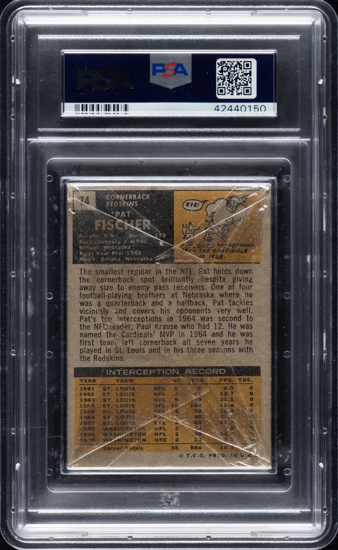 1971 Topps Football Unopened Cello Pack PSA NM-MT 8 | REA Archive