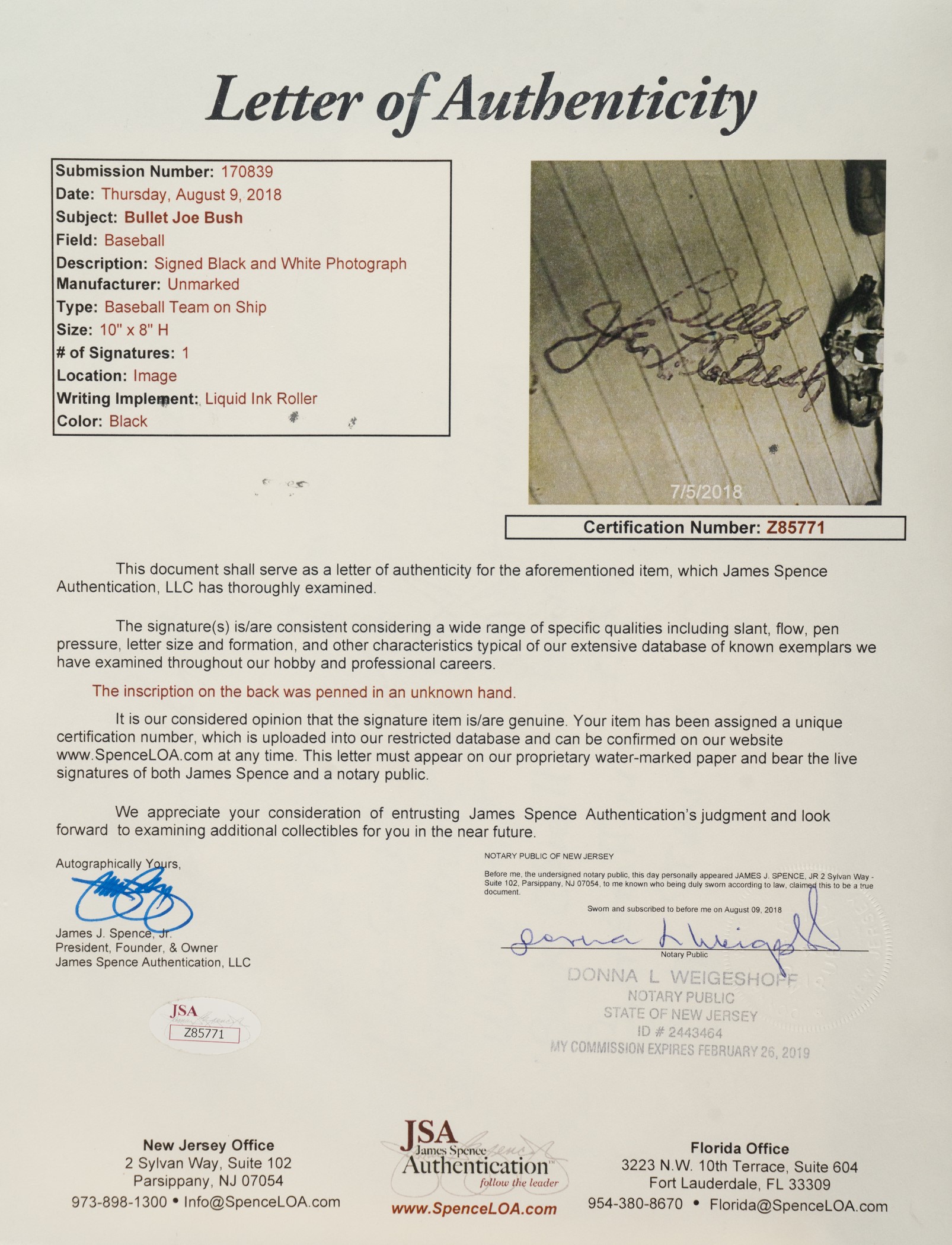 1922 Herb Hunter All-Stars World Tour Original Photograph with Stengel ...