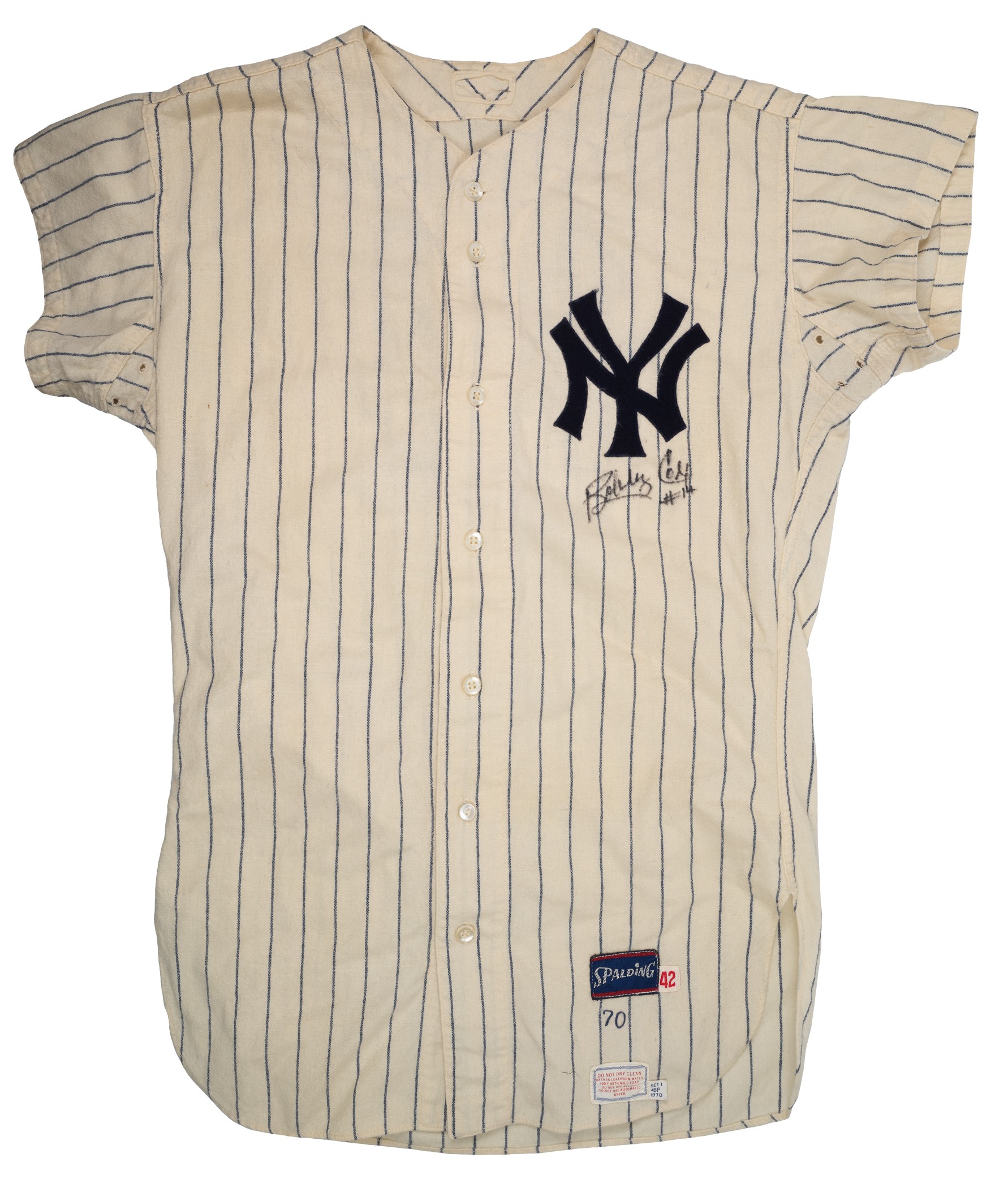 1970 Bobby Cox New York Yankees Signed Game-Used Uniform - Direct ...