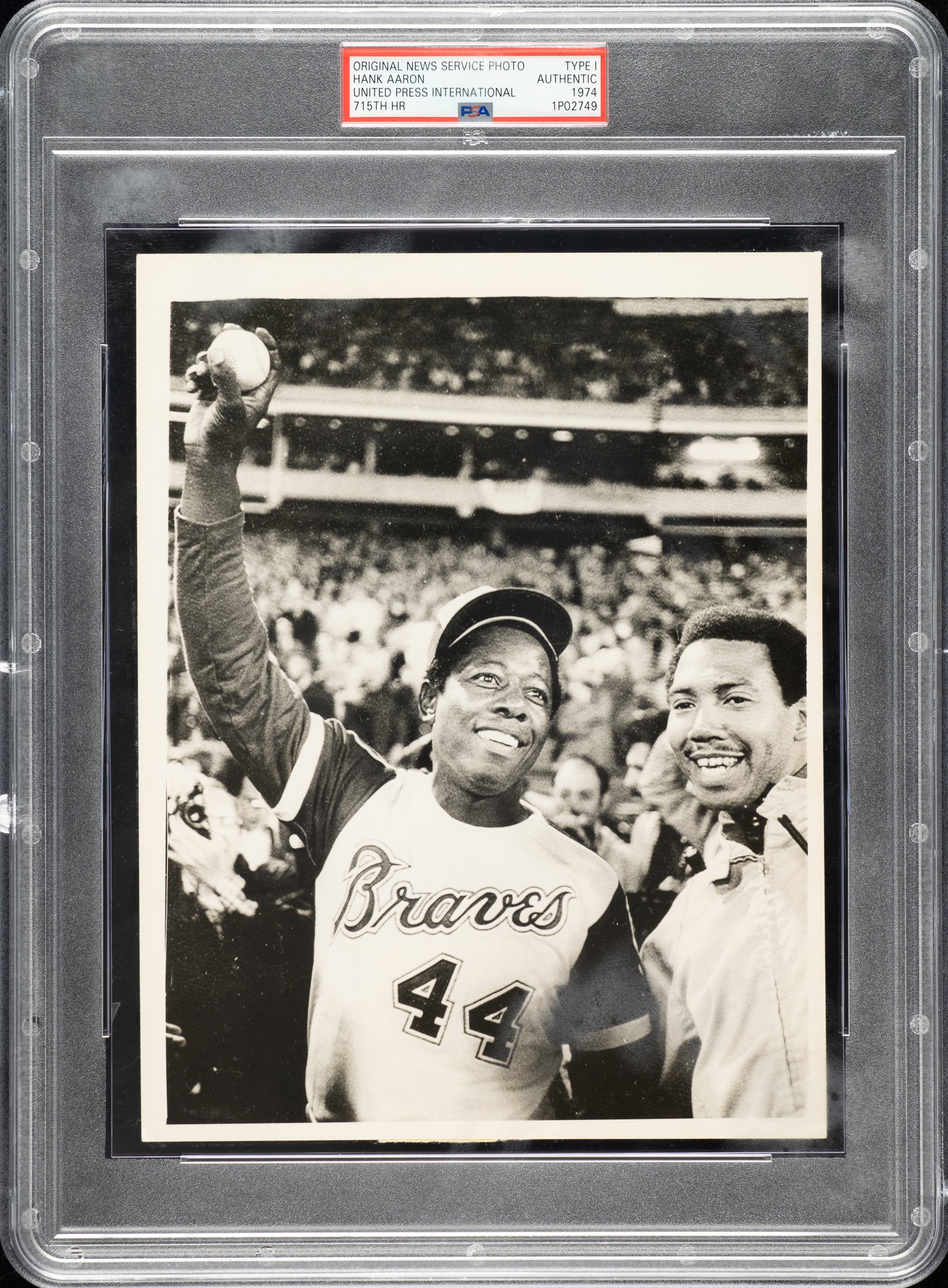 1974 Hank Aaron Home Run #715 Original United Press International ...