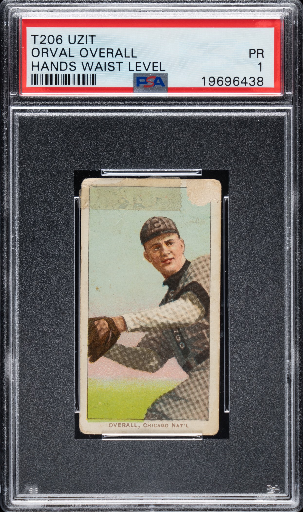 1909-1911 T206 White Border Orval Overall Hands Waist Level PSA POOR 1 ...