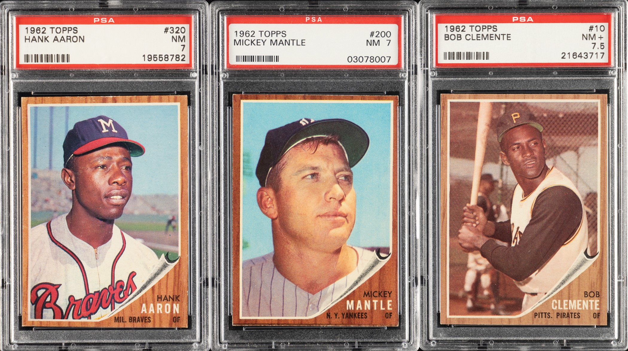 1962 Topps Near-Complete Set (596/598 Plus 14 Variations) Including 100 ...