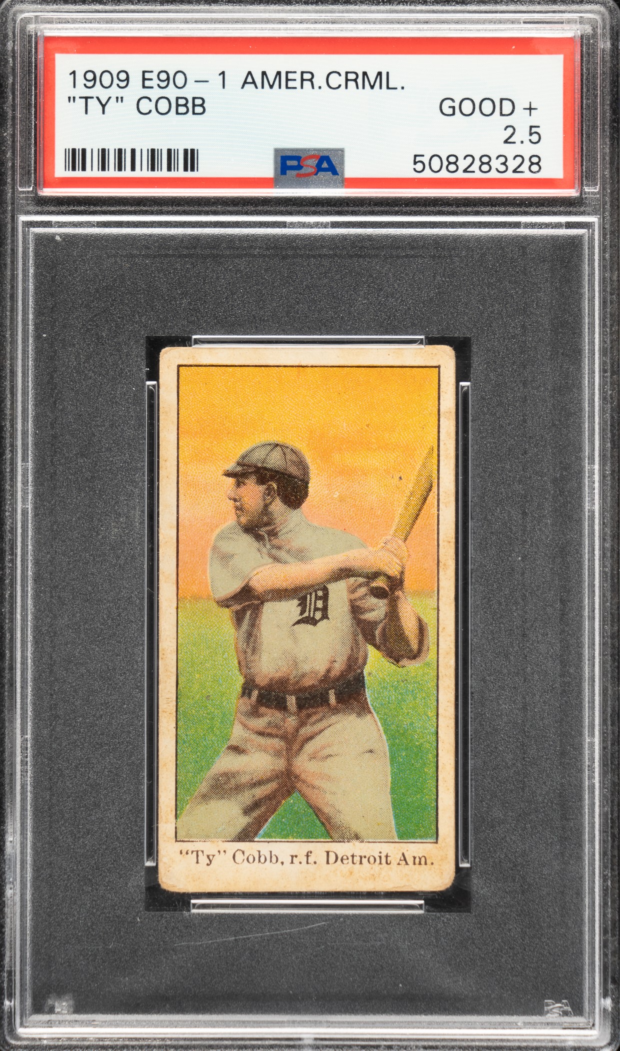 1909-1911 E90-1 American Caramel Ty Cobb PSA GOOD+ 2.5 | REA Archive