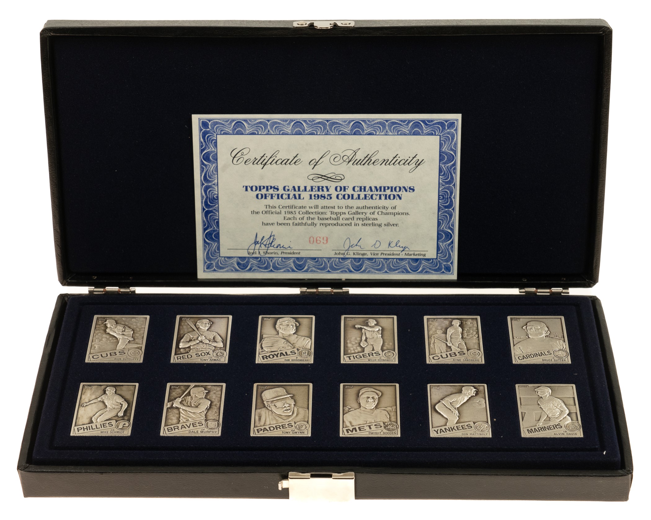 1985 Topps Gallery of Champions Silver Complete Set (12) | REA Archive