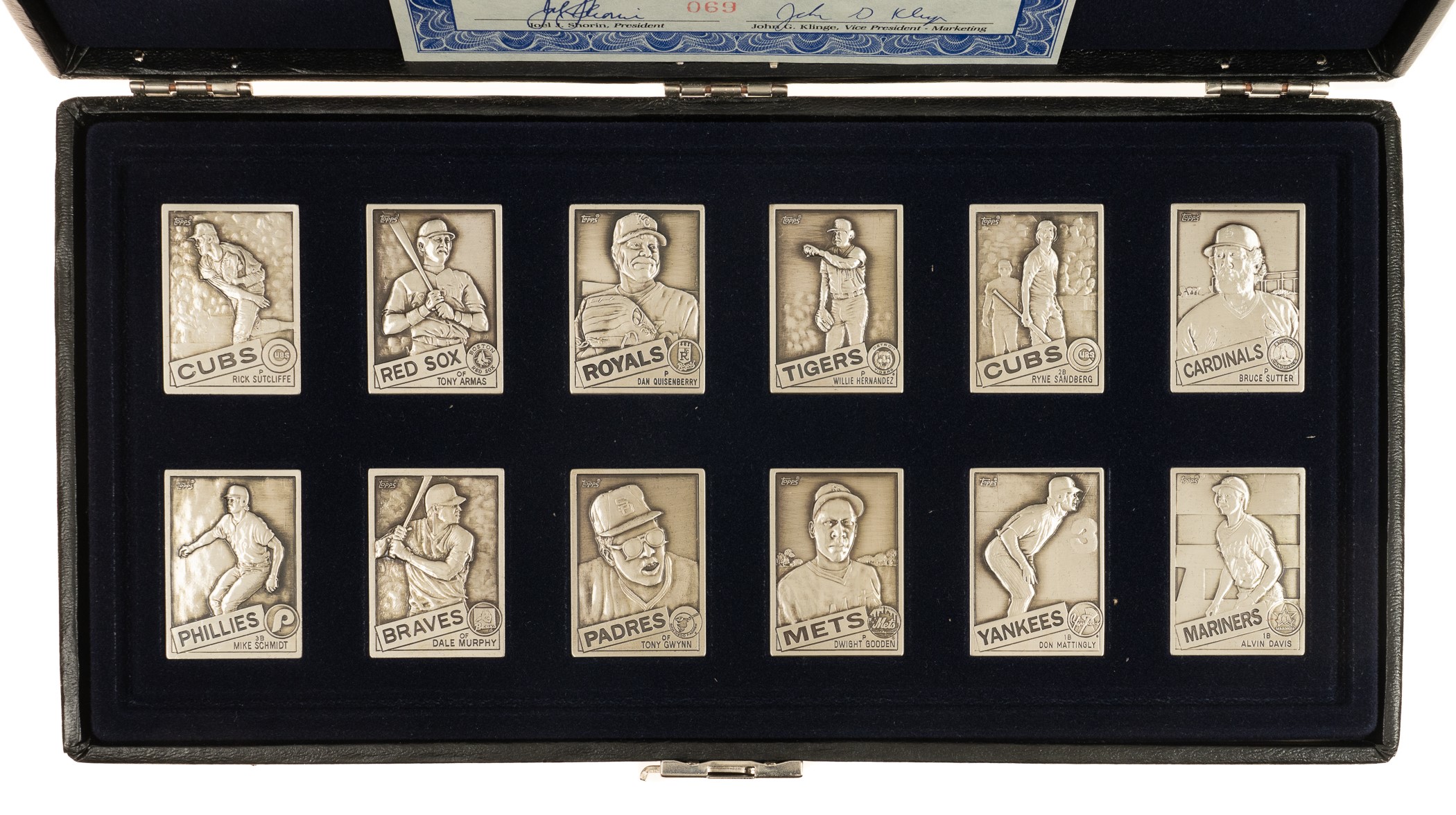 1985 Topps Gallery of Champions Silver Complete Set (12) | REA Archive