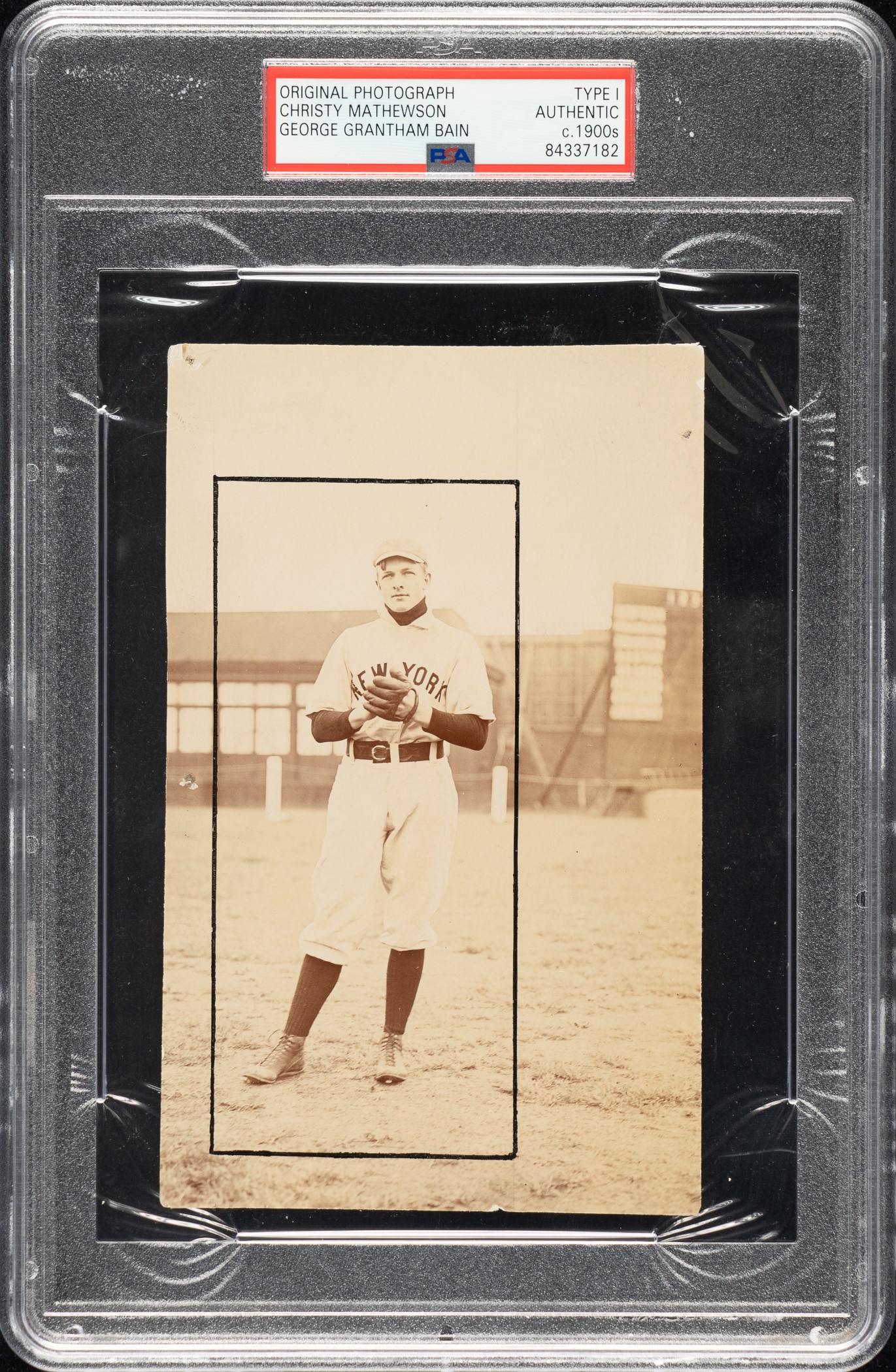 Circa 1902 Christy Mathewson Rookie-Era Original George Grantham Bain ...