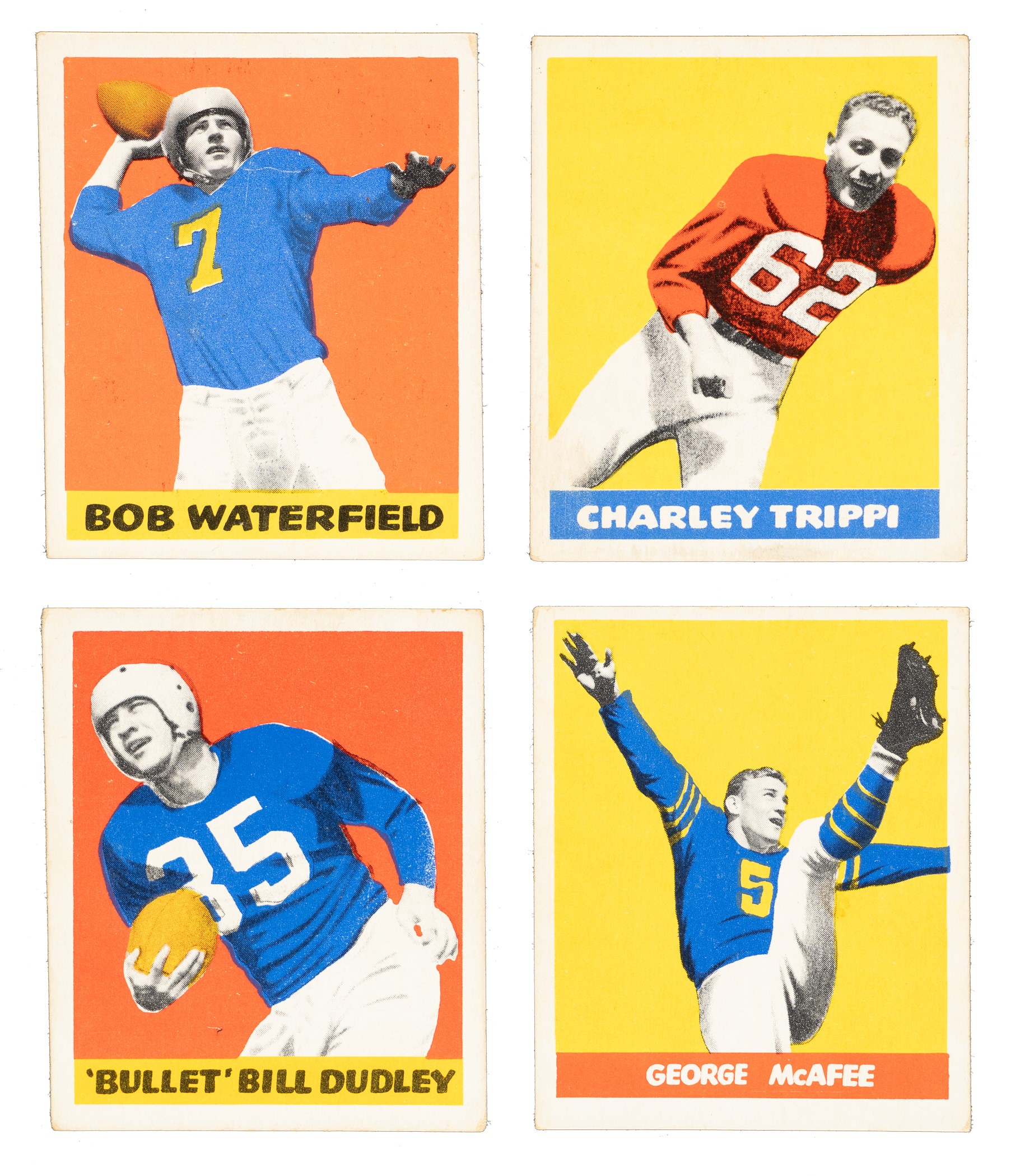 1948 Leaf Football Collection (129) Including 17 Hall of Famers | REA ...