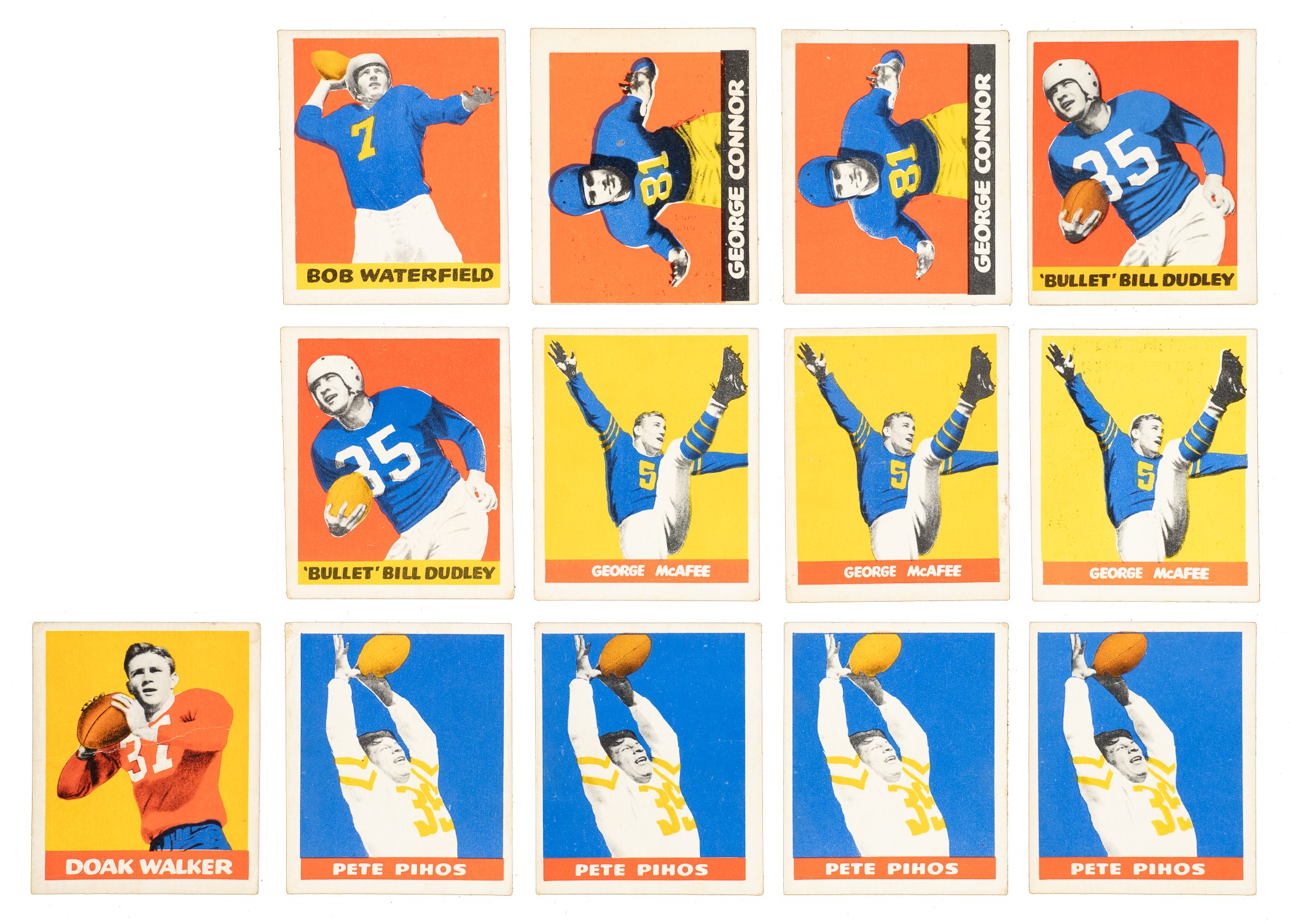 1948 Leaf Football Collection (129) Including 17 Hall of Famers | REA ...