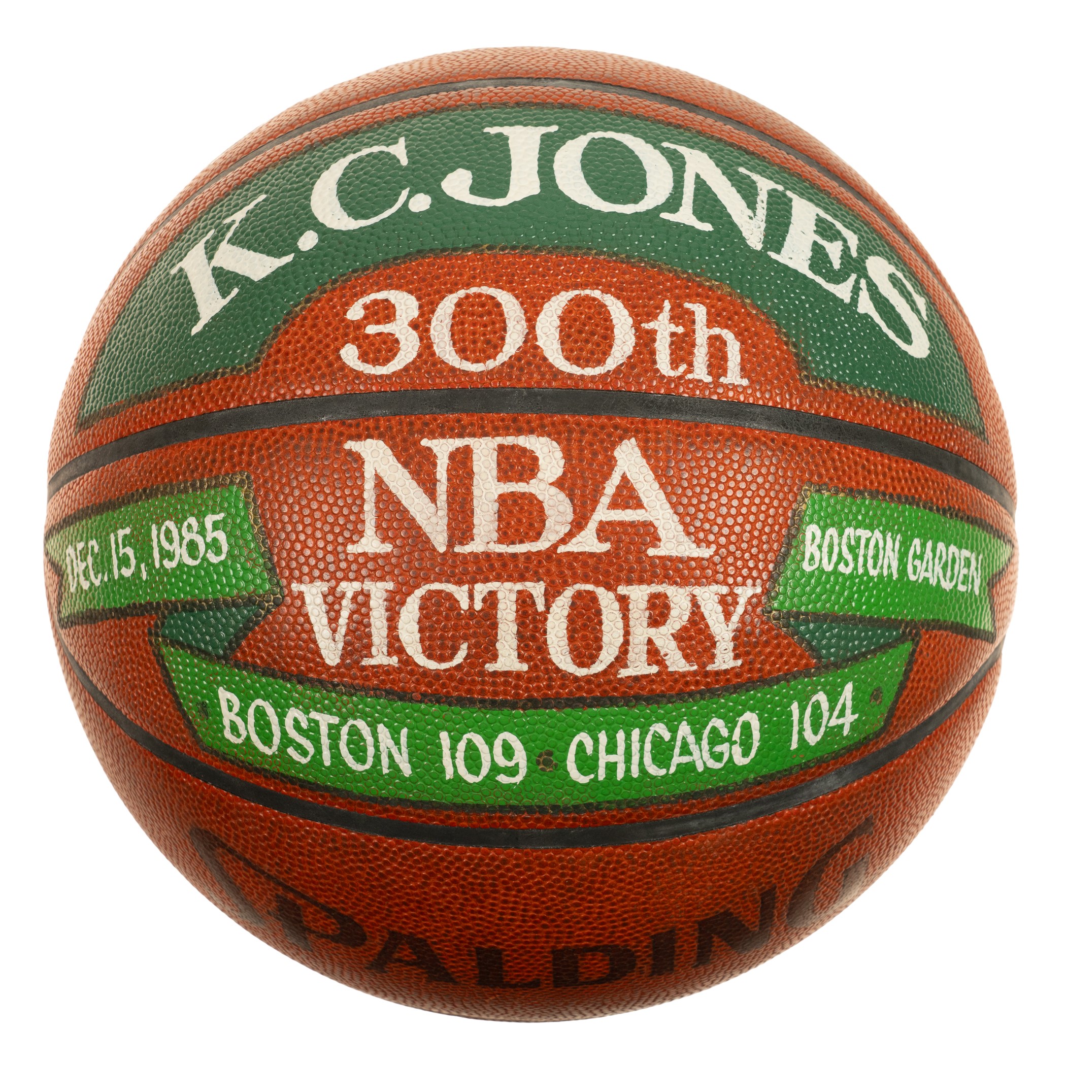 1985-1986 K.C. Jones 300th NBA Coaching Victory Commemorative Boston ...