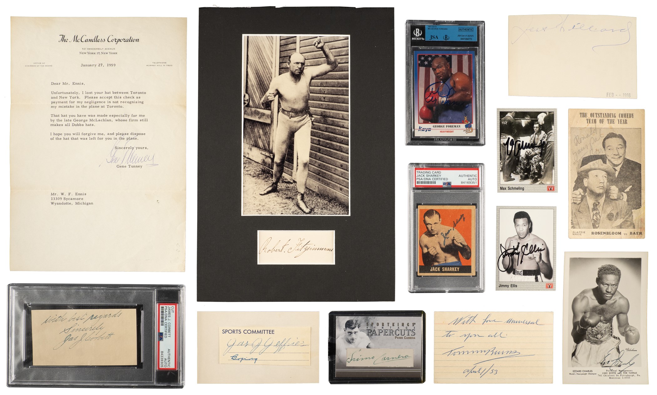 Extensive Heavyweight Boxing Champions Signature Collection (69) with ...