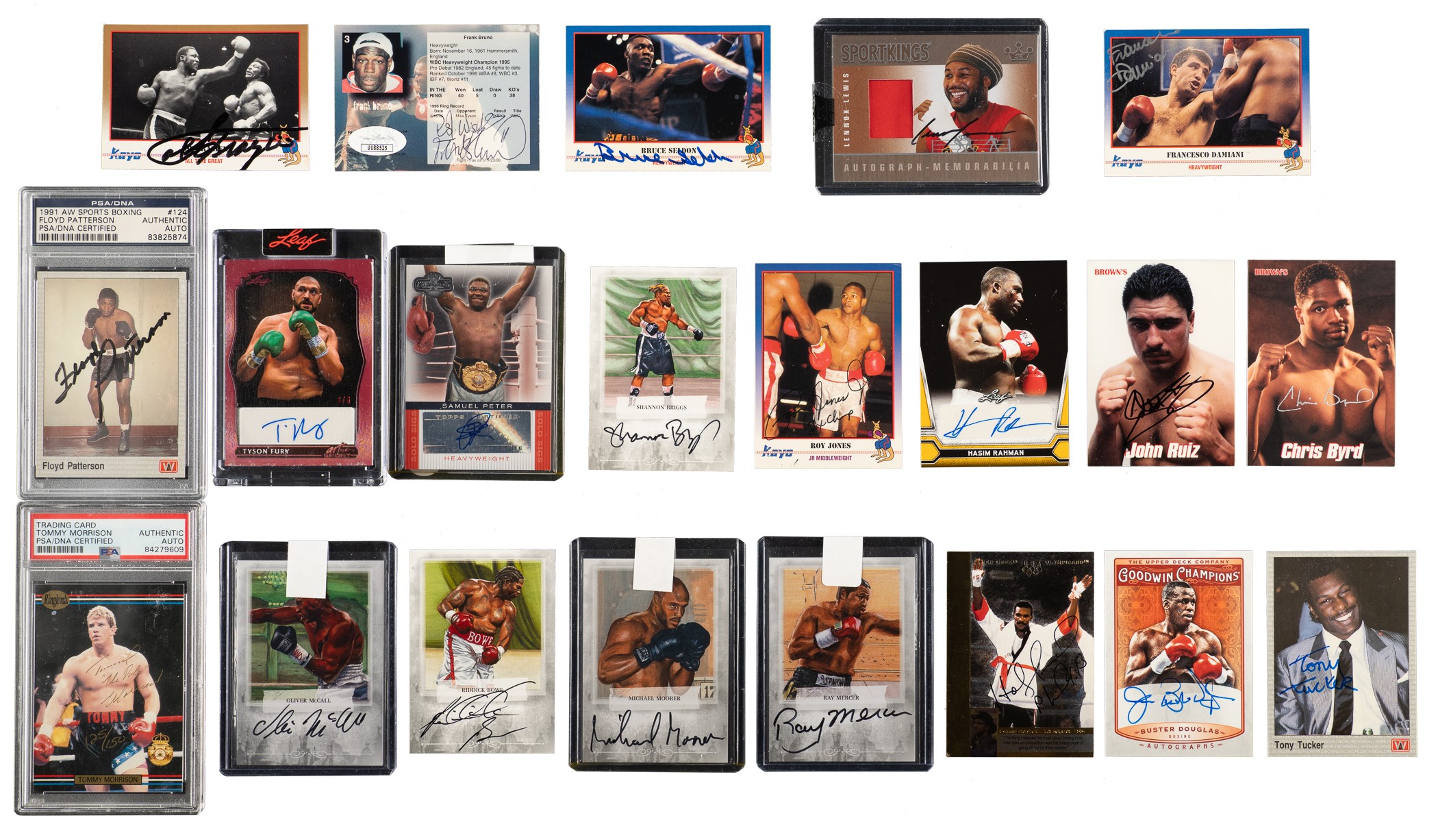 Extensive Heavyweight Boxing Champions Signature Collection (69) with ...