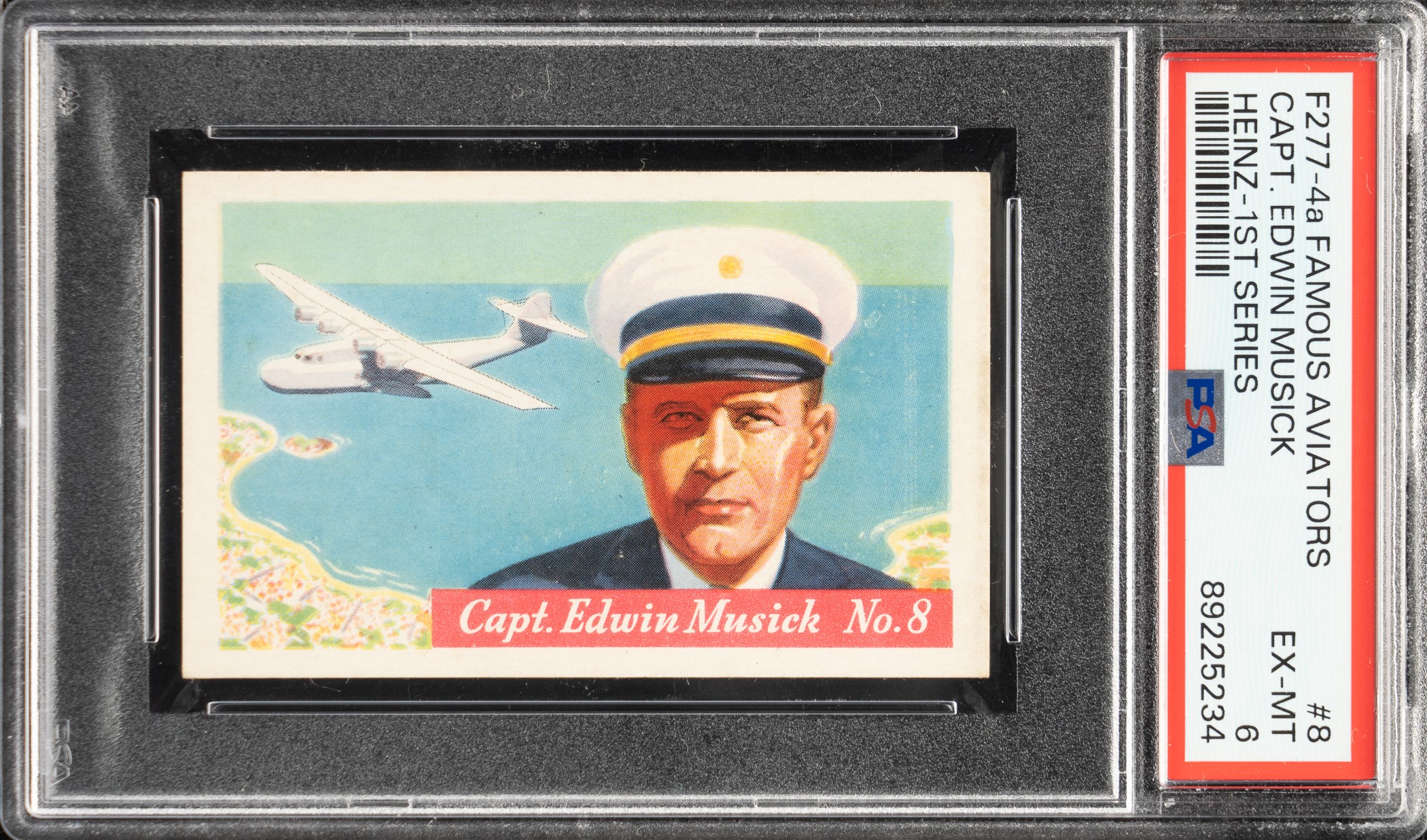 Extremely Rare Circa 1936-1937 F277-4 Heinz "Famous Aviators" #8 ...