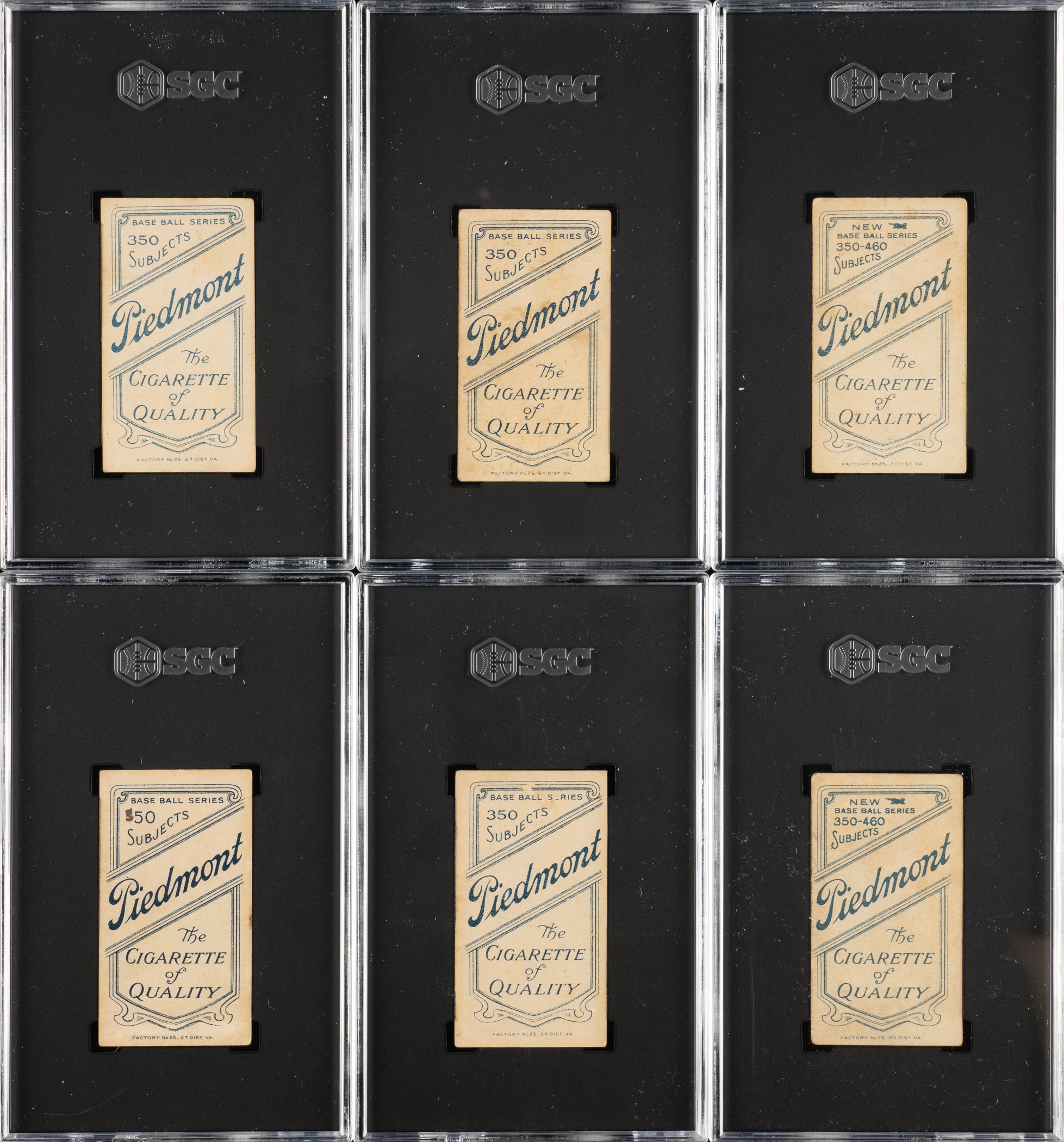 1909-1911 T206 White Border Partial Set (396/524) Including 21 Hall of ...